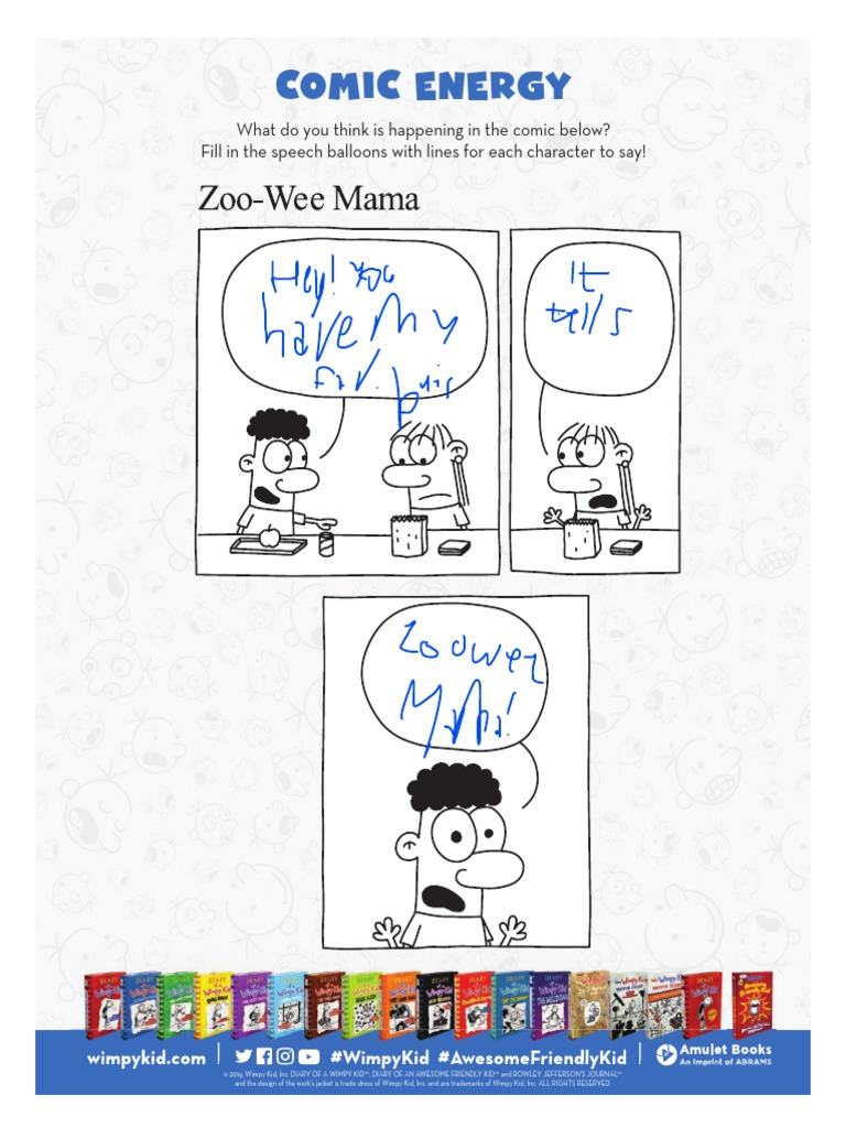 Finish The Comic | PDF | Games & Activities | Social Science