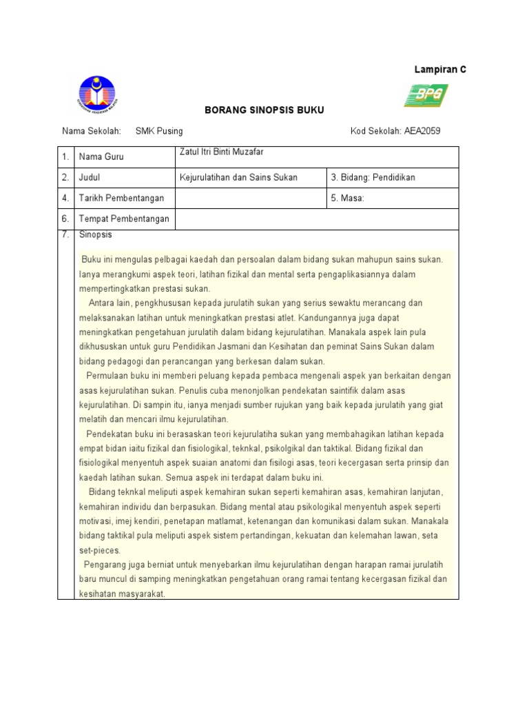 Sinopsis Buku 5 | PDF