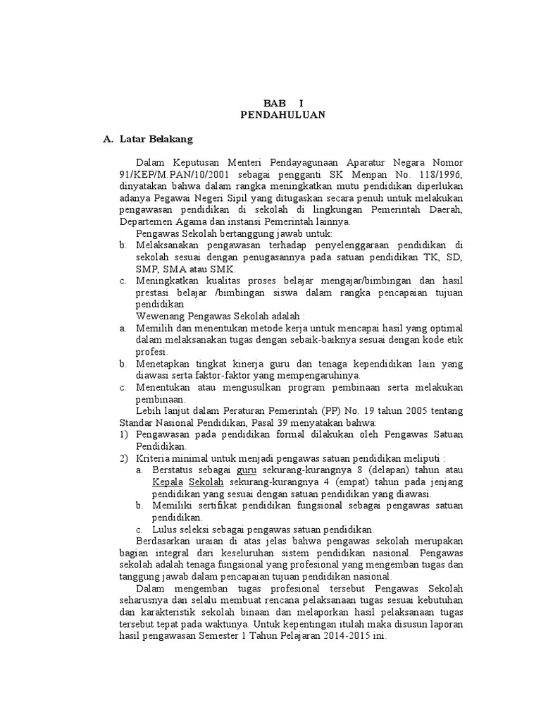 Laporan Hasil Pengawasan | PDF | Karier & Perkembangan | Pengembangan Diri