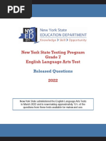 2025 NY Grade 6 ELA Test Released Questions | PDF
