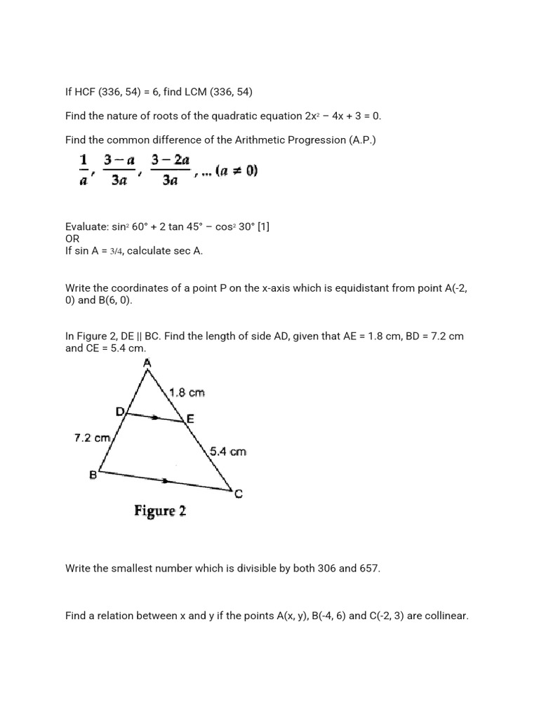 If HCF PDF