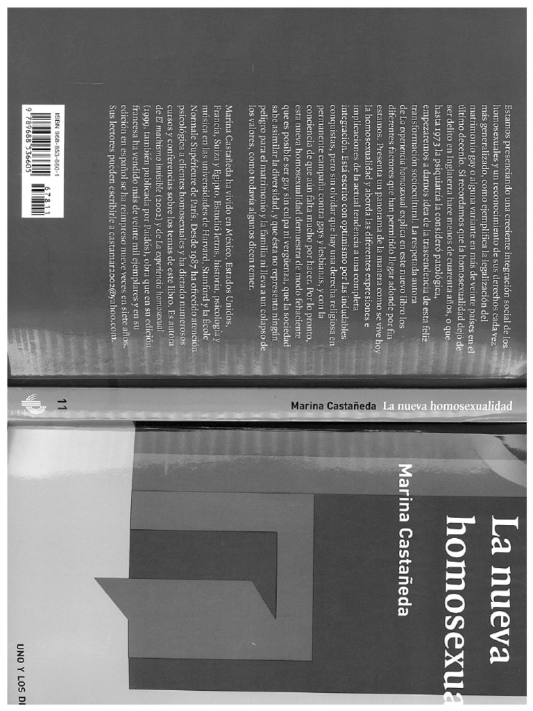 (Livro) CASTANEDA, Marina - La Nueva Homosexualidad | PDF
