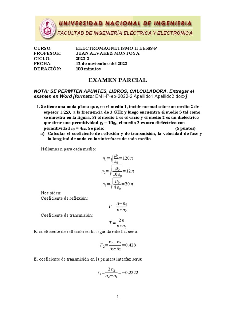 EMii-P-ep-2022-2 Barreto Calderón | PDF | Fenómenos Periódicos | Mecánica