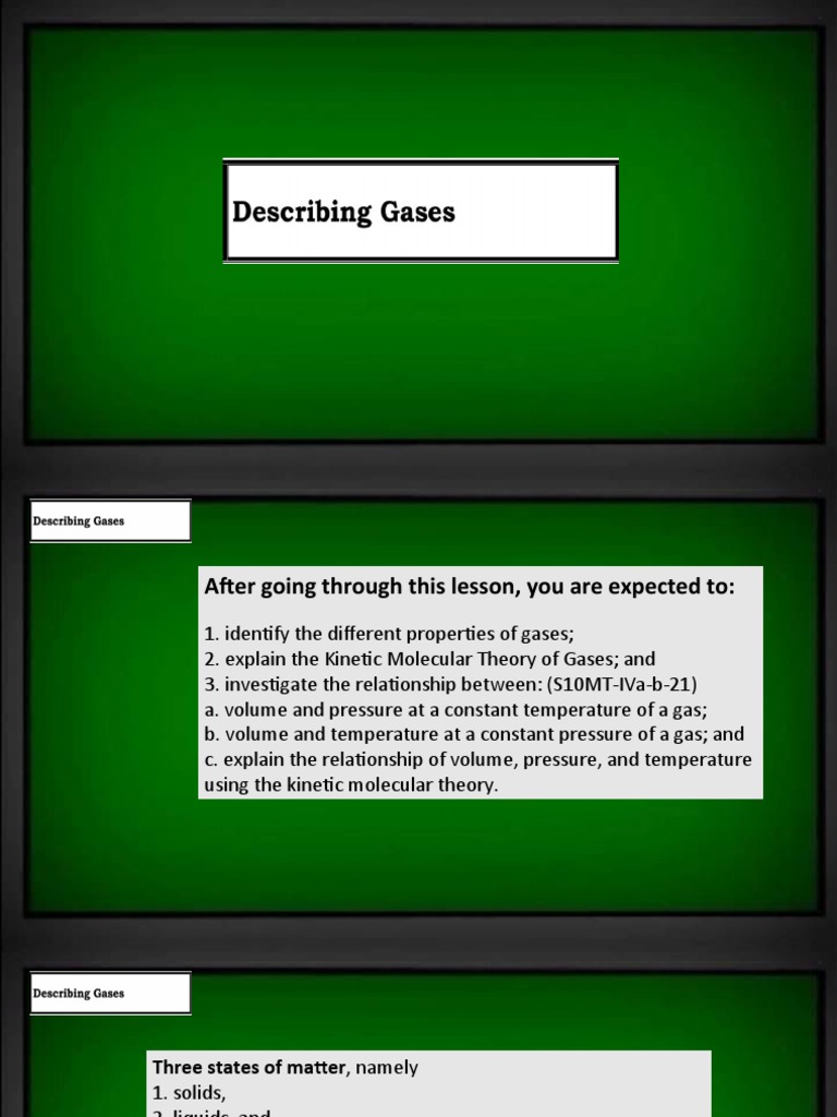 Science 10 | PDF | Gases | Temperature
