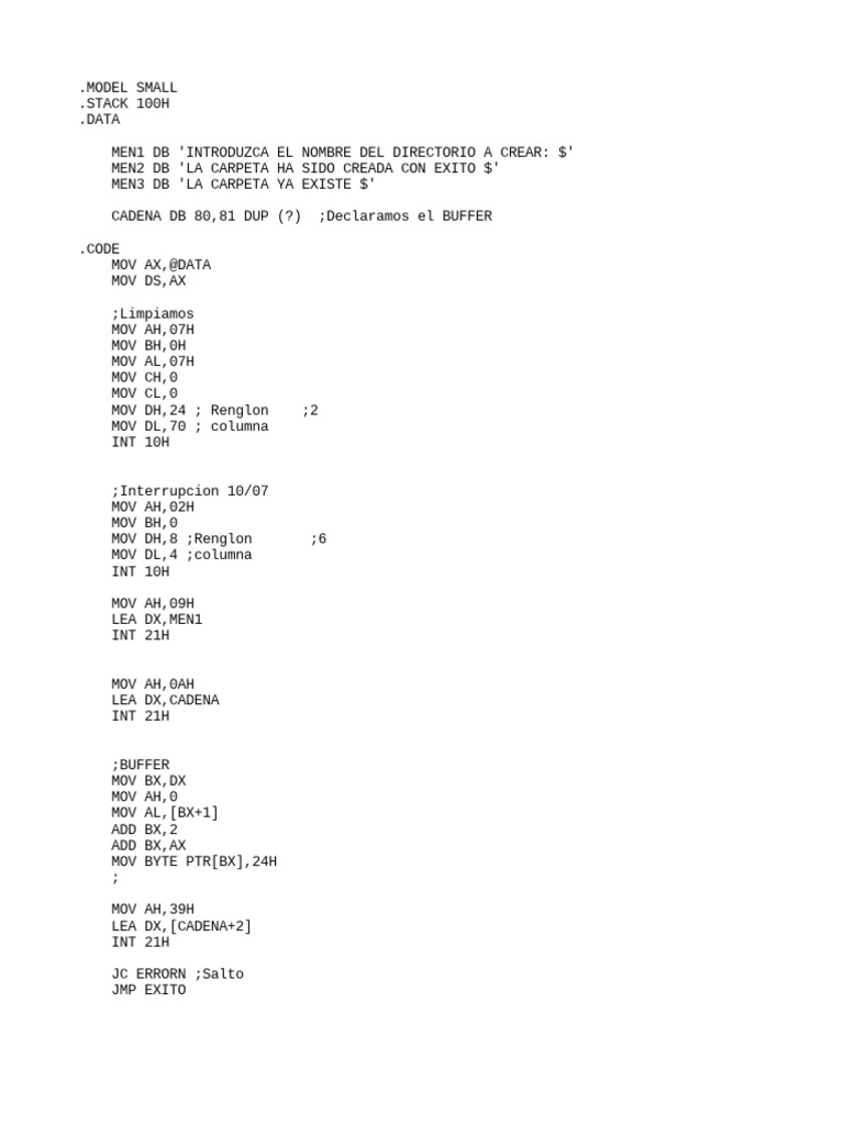 Crear Directorio | PDF | Métodos y materiales de enseñanza | Informática