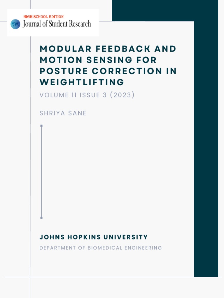 Modularfeedback and Motion Sensing For Posture Correction in Weightlifting 2 | PDF | Weight Training