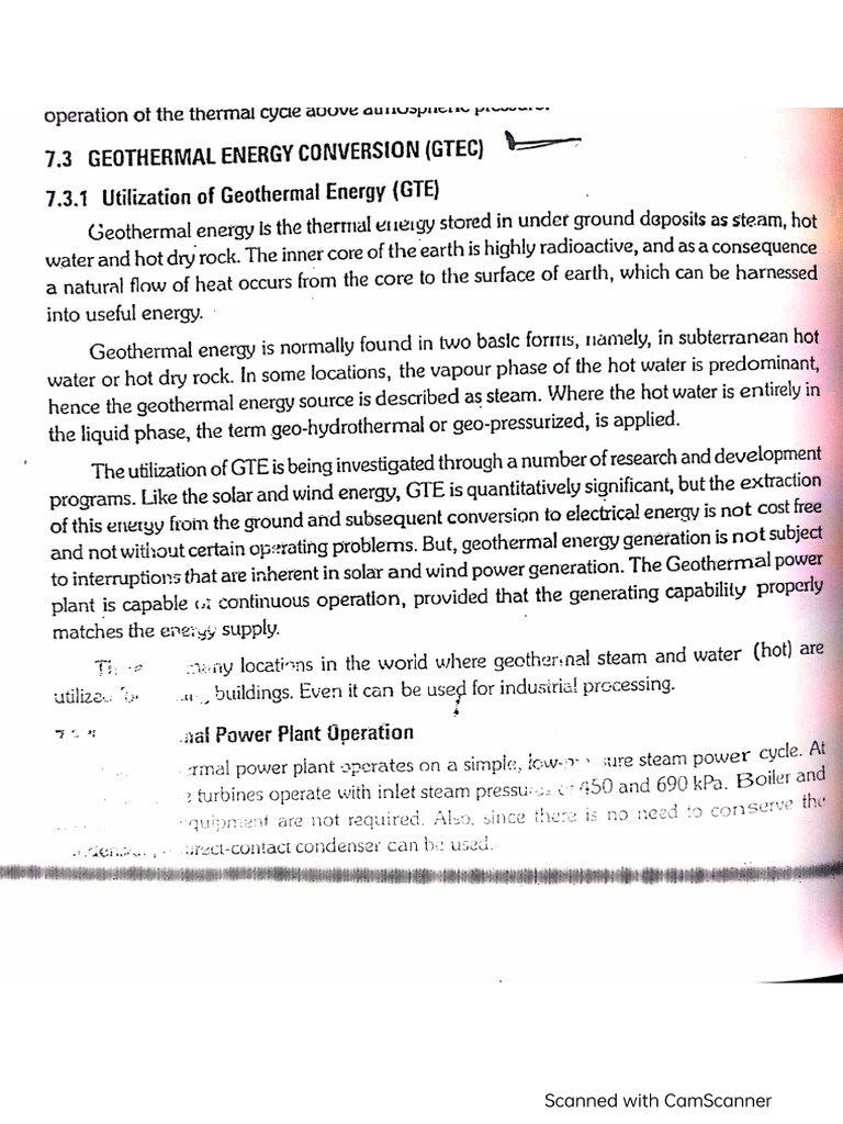 Module 3 (Geothermal Energy) | PDF