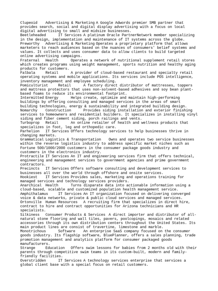 Startups 16 | PDF | Retail | Cloud Computing