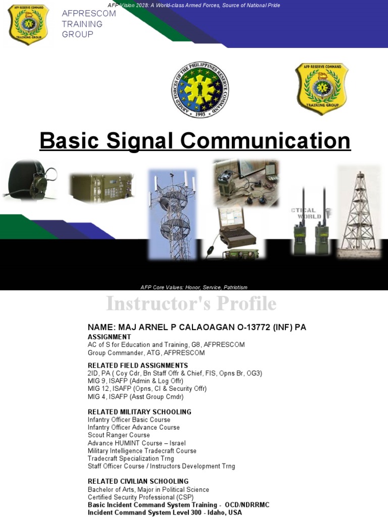 Basic Signal Communications | Download Free PDF | Radio ...