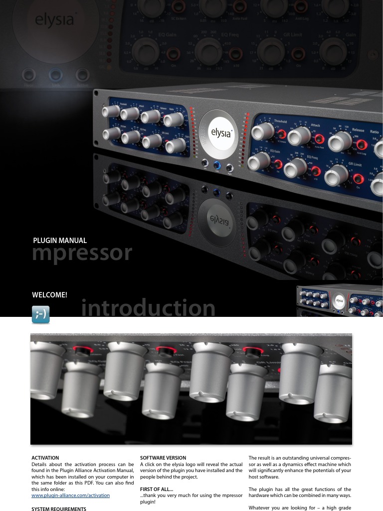 Elysia Mpressor Manual | Download Free PDF | Distortion | Equalization (Audio)