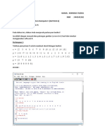 Contoh Matriks Singular dan Simetri | PDF