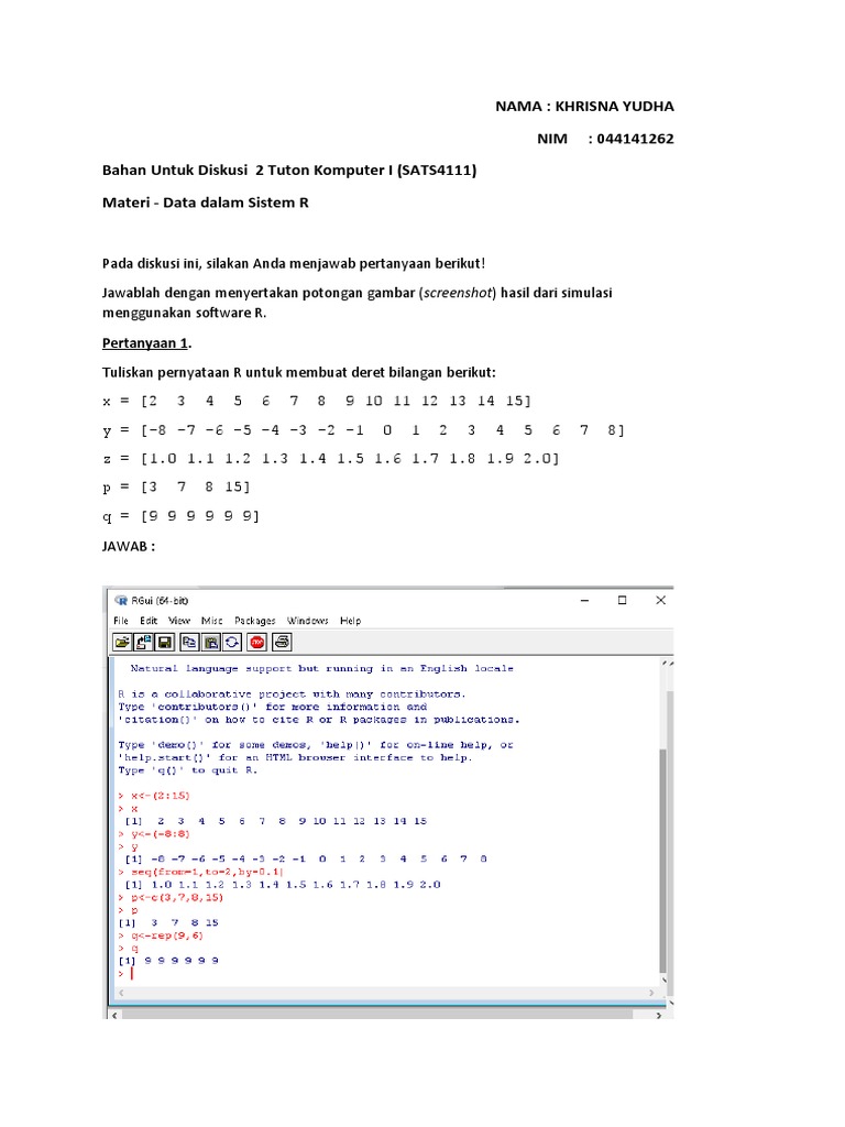 Diskusi 2 Komputer | PDF