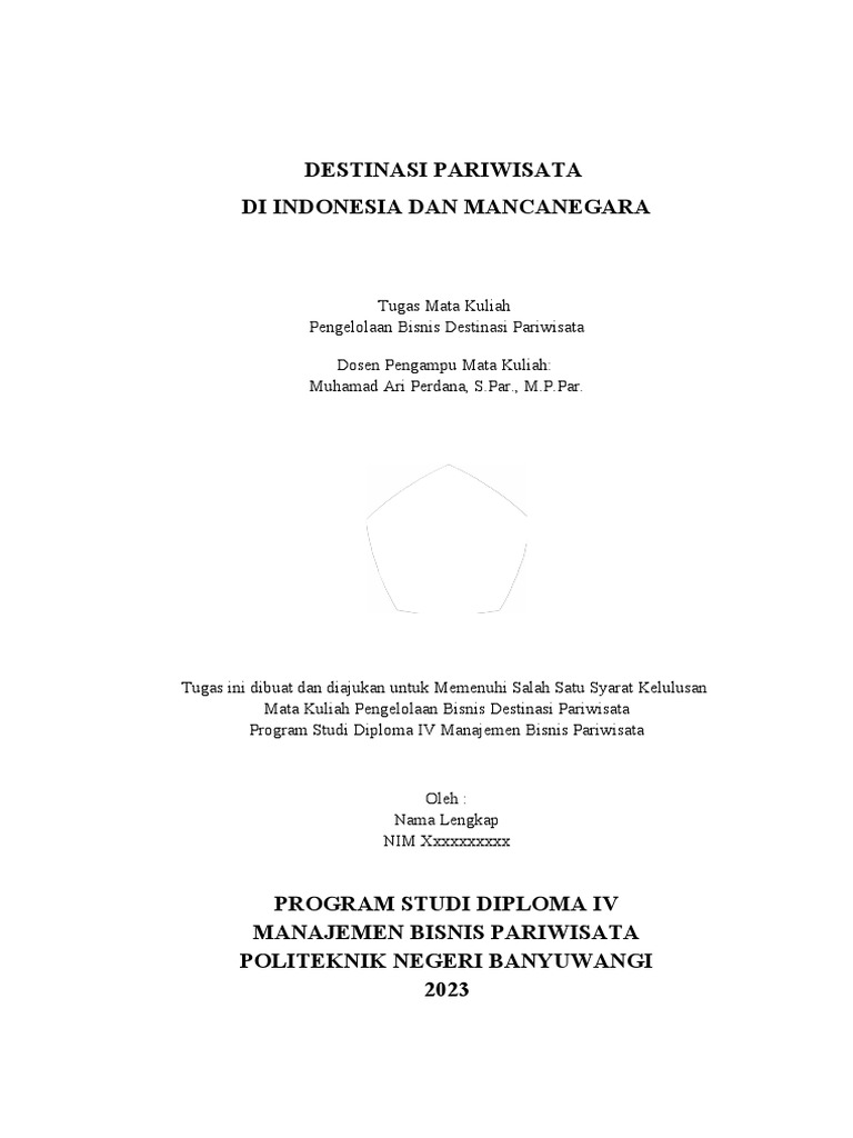 Template Tugas 1 PBDespar | PDF