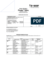 Ficha Técnica del Herbicida Velfosato | PDF | Absorción (Química) | Agua