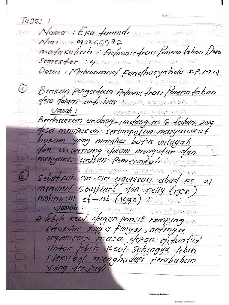 Adm - Pemerintahan Desa | PDF