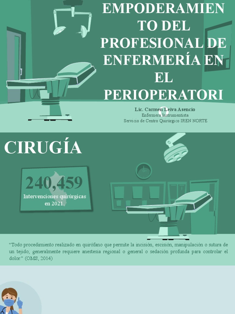 Empoderamiento de La Enfermera en El Perioperatorio | PDF | Cirugía ...