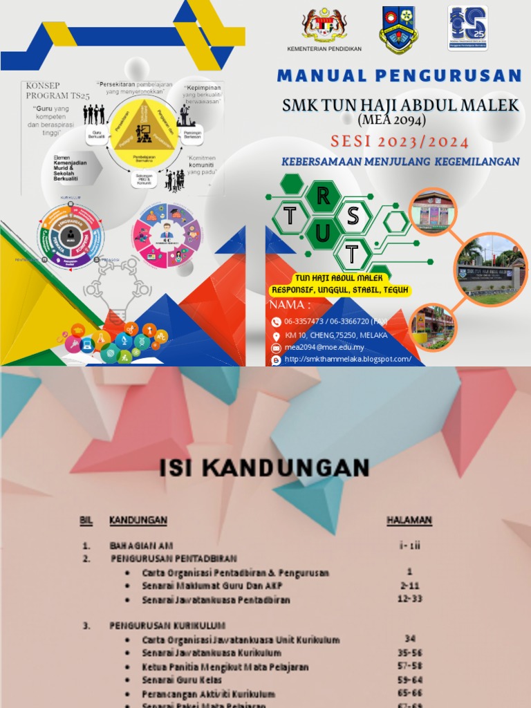 Manual Pengurusan 23 - 24 | PDF