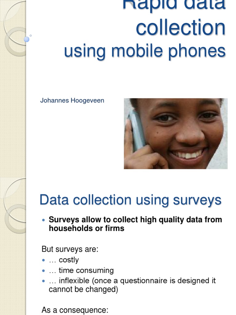 Mobile Phone Data Collection Insights | PDF | Call Centre | Survey ...