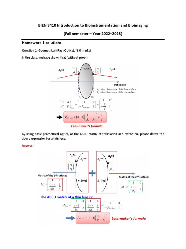 HW1 Solution | PDF