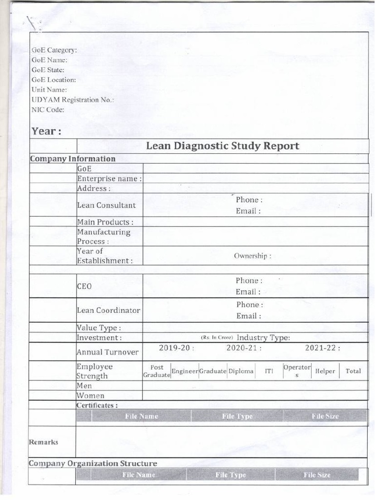 Lean Study Report | PDF