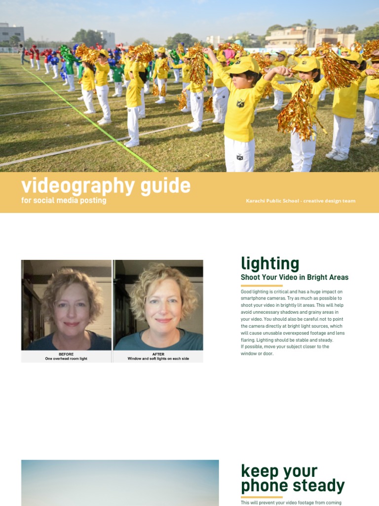 Videography Guide | PDF | Camera | Smartphone