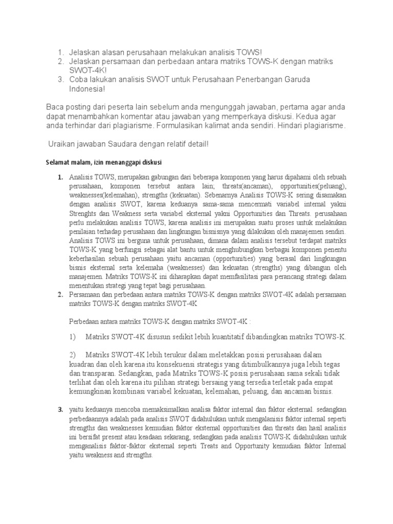 Soal Diskusi 4 | PDF