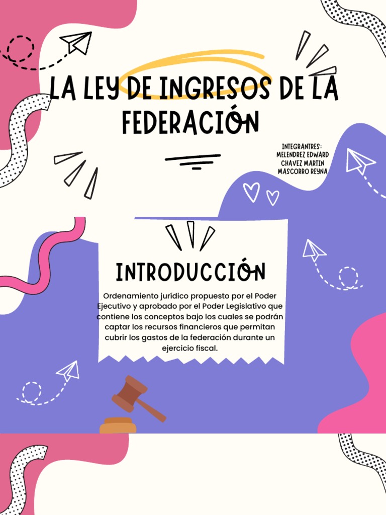 La Ley de Ingresos de La Federación | PDF | Gobierno | Economias