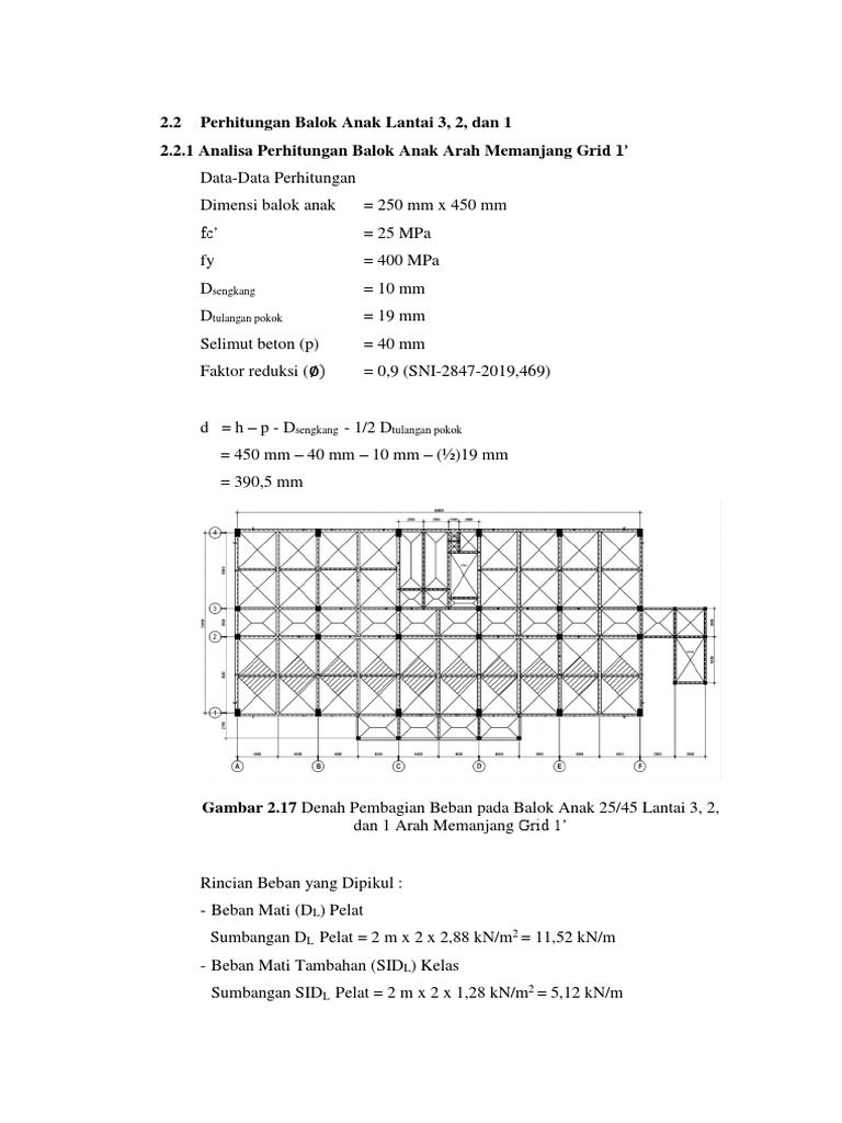 Perhitungan Balok Anak NEW | PDF
