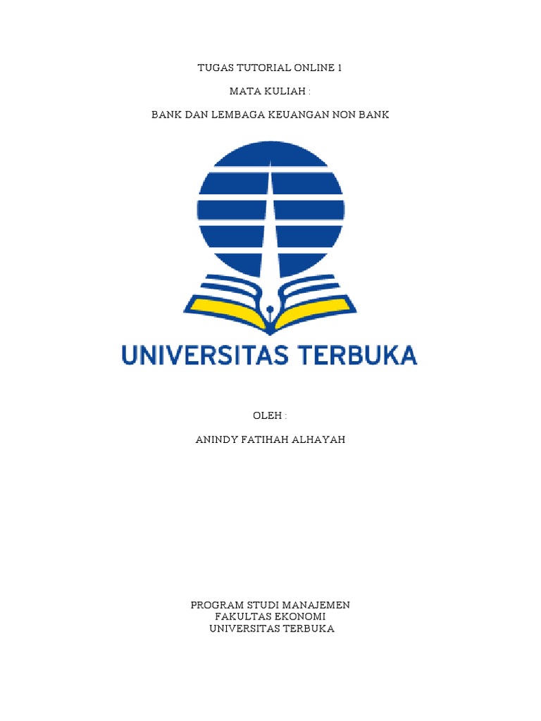 Tugas Tutorial Bank dan Lembaga Keuangan | PDF | Bisnis | Pengelolaan ...