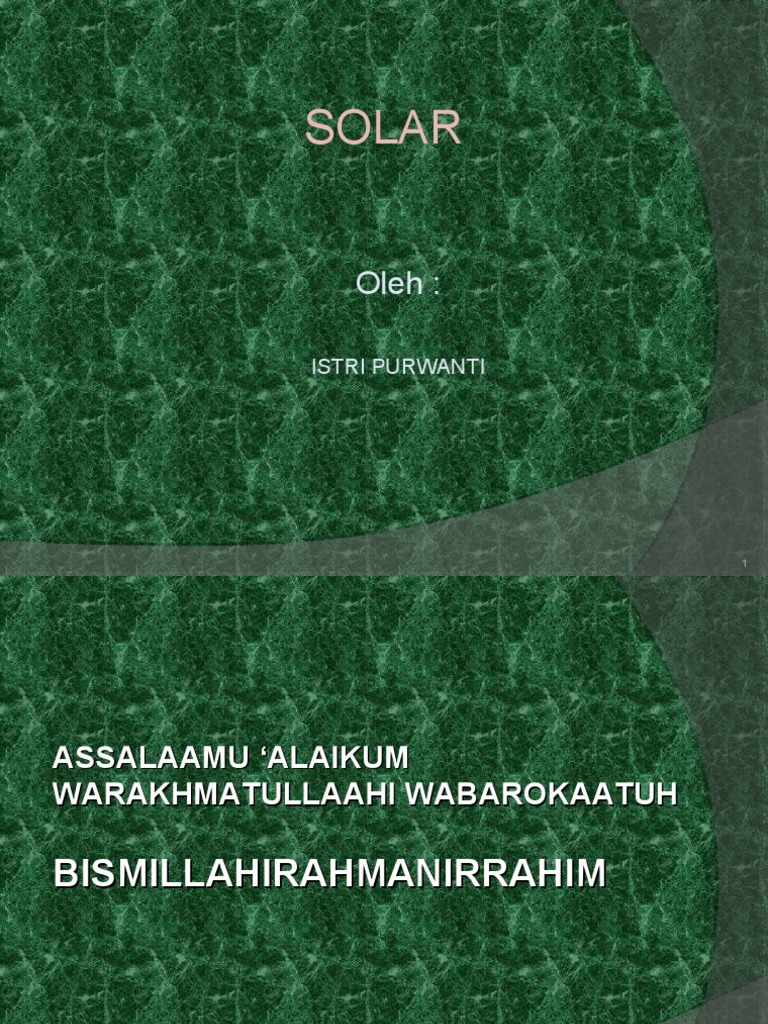 Materi Solar | PDF