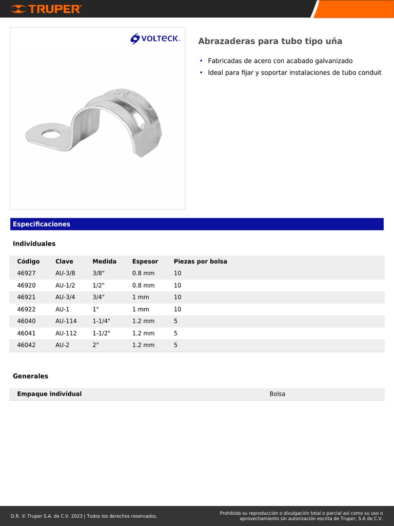 Abrazadera de Uña de 3 (4 | PDF