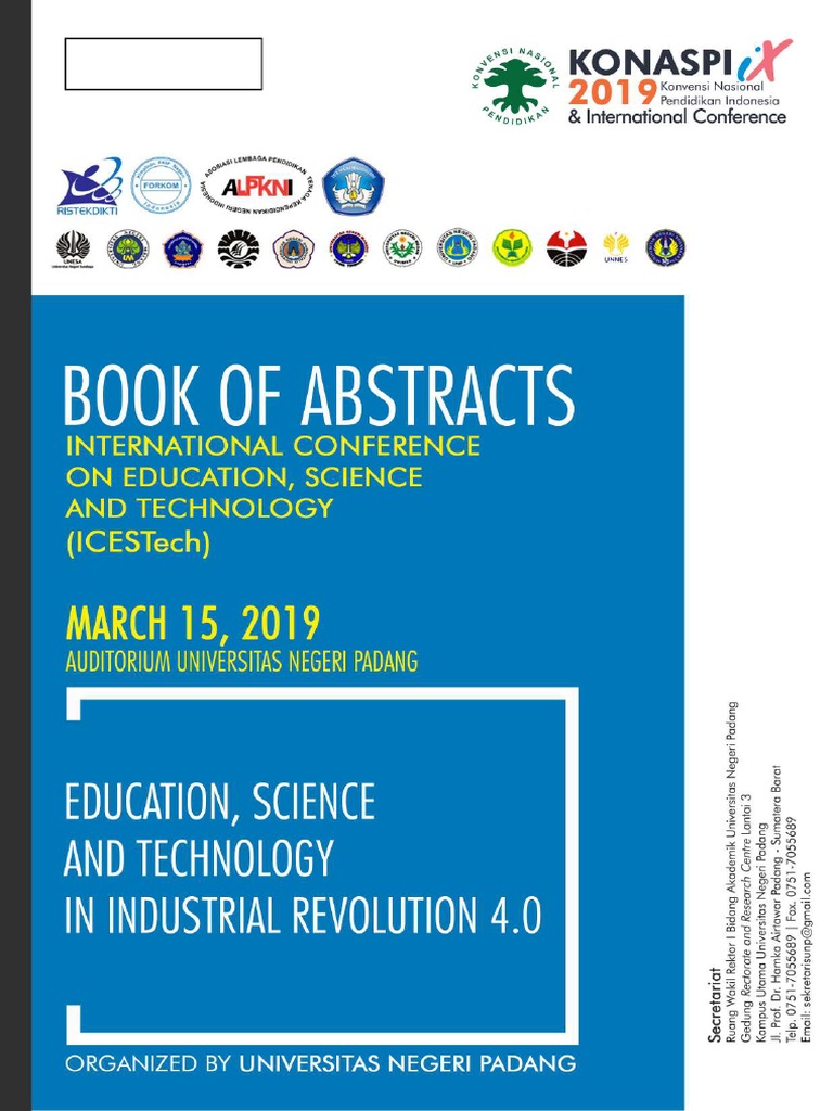 ICEESSTech - Book of Abstract and Full Paper 2019 | PDF | Vocational ...