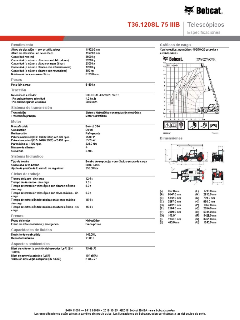Manual Uso Bobcat t36 120sl | PDF | Vehículos | Tecnología de vehículos