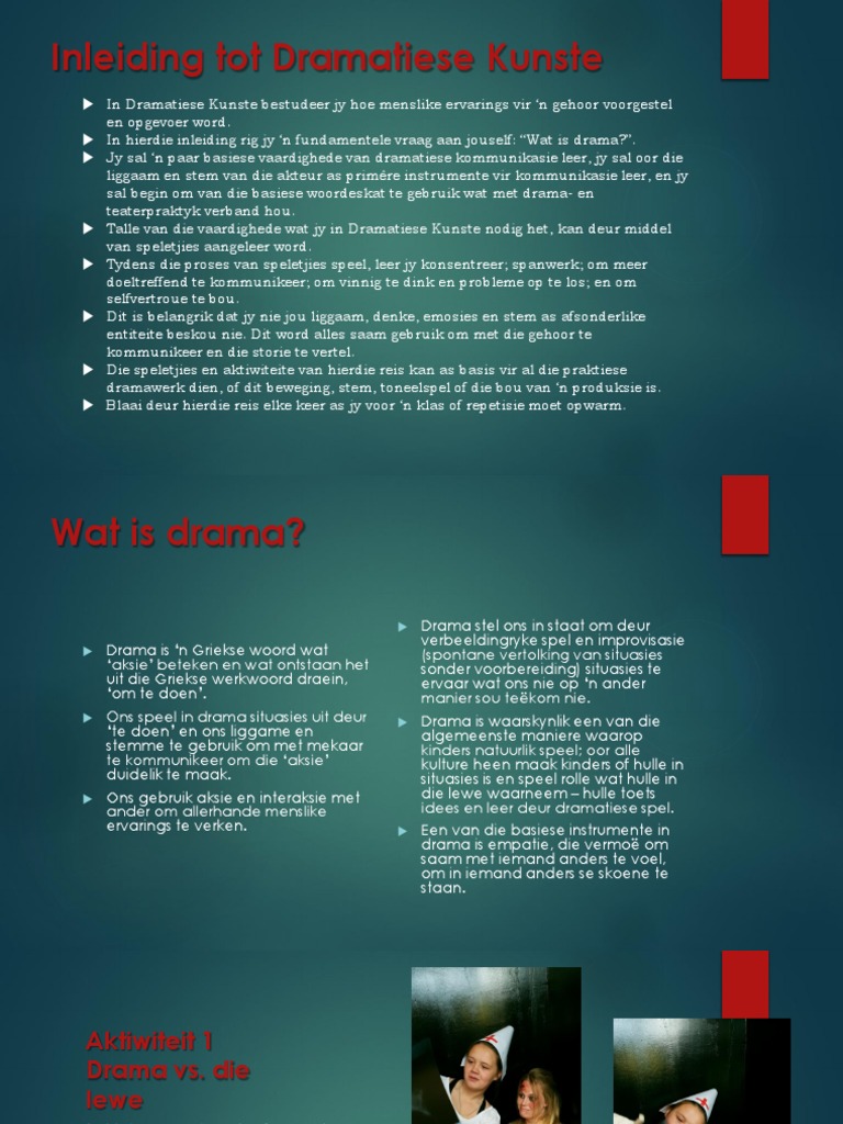 Reis 1 Inleiding Tot Drama | PDF