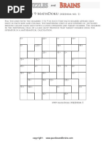 Mathdoku Worksheets | PDF