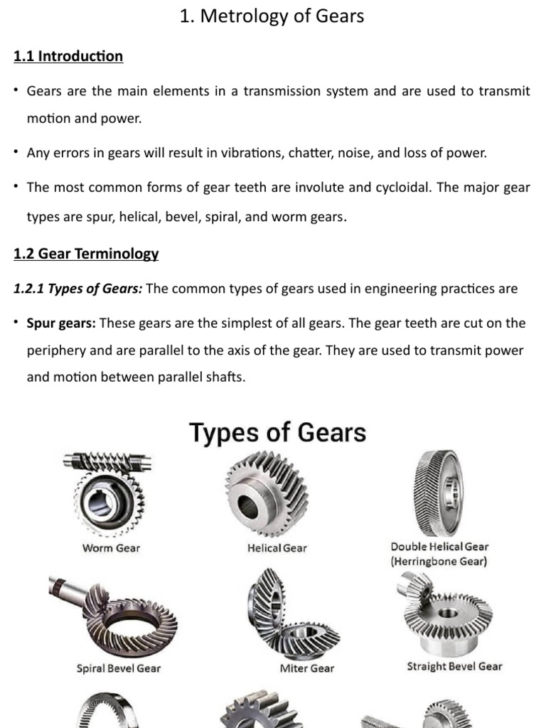 Gear and Screw Thread Metrology | PDF | Gear | Machines