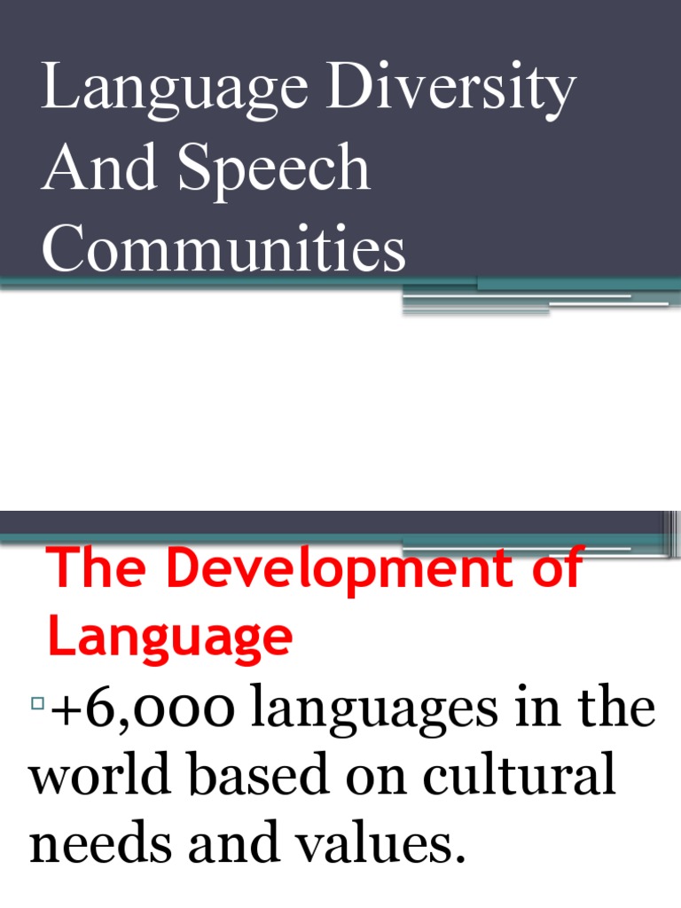 Language Diversity | PDF | Multilingualism | Second Language