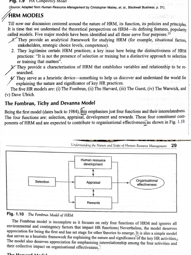 HR Model | PDF
