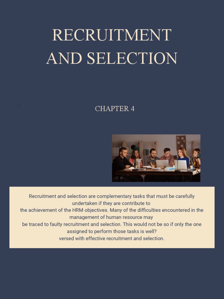 Recruitment (Human Resource Management) | PDF | Recruitment | Human ...