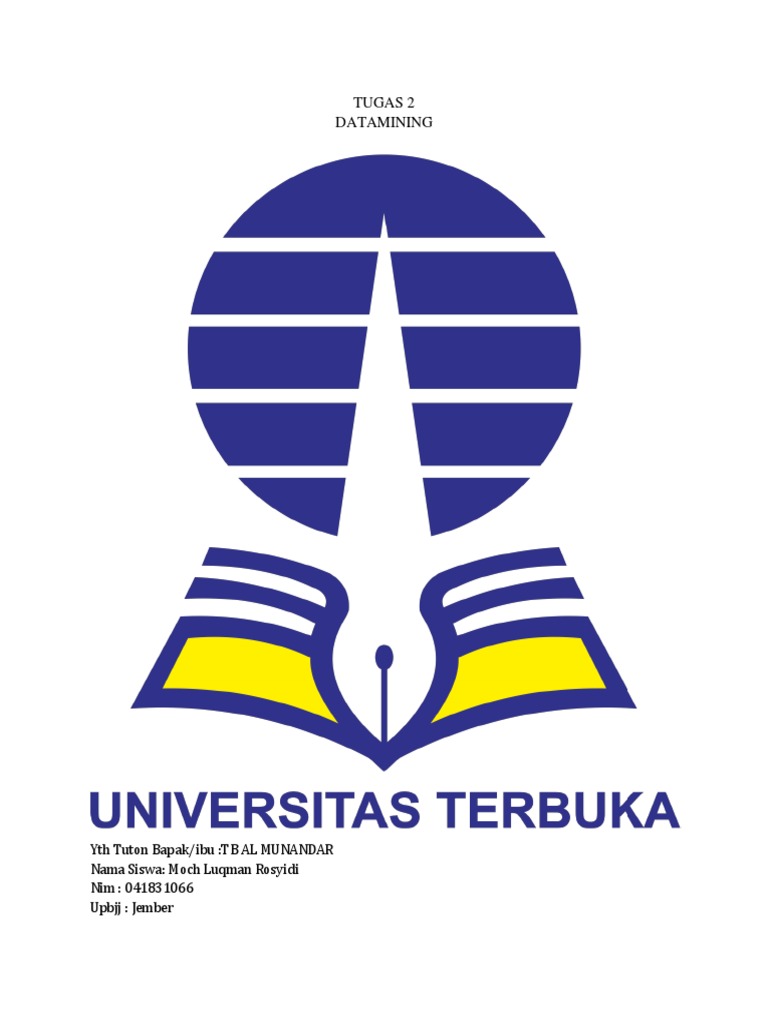 Tugas 2 Data Mining - 041832066 | PDF