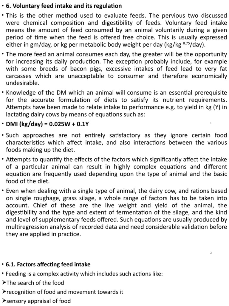 AAN CHAP 6. Voluntary Feed Intake and Its Regulation | Download Free ...