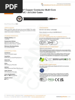 Table 4D4A: Multicore Armoured 70 °C Thermoplastic Insulated Cables ...
