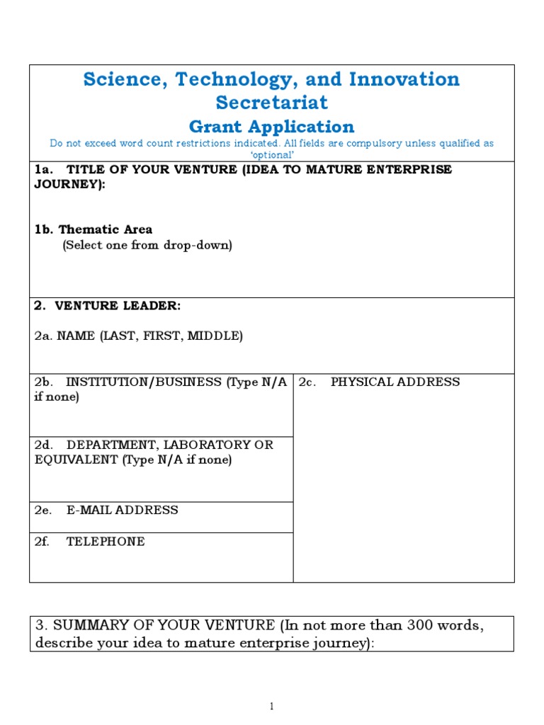 Innovation Grant Application Guide | PDF | Technology Transfer | Market ...
