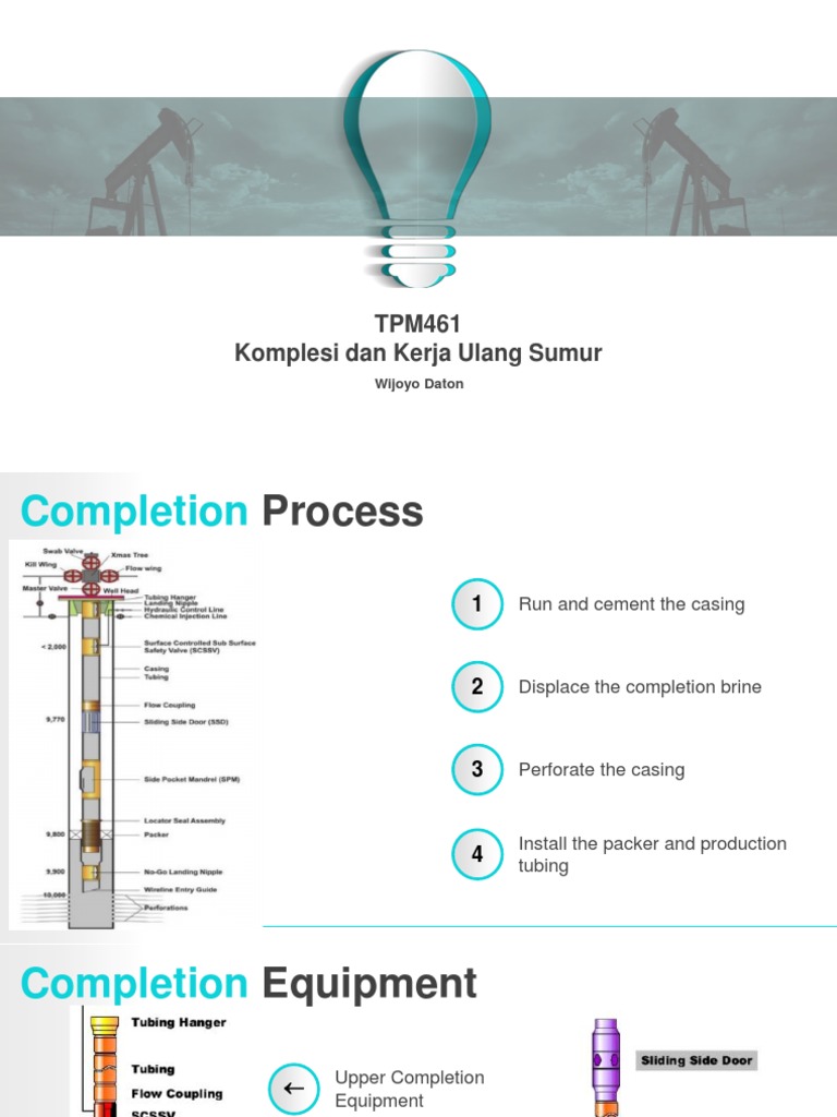 Tubing Completion Process Overview | PDF | Casing (Borehole) | Pipe ...