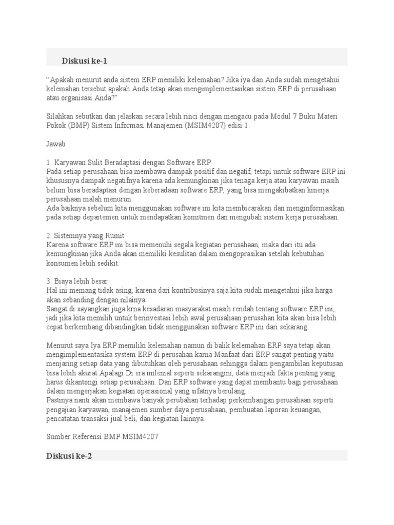 TAP Diskusi 1&8 | PDF