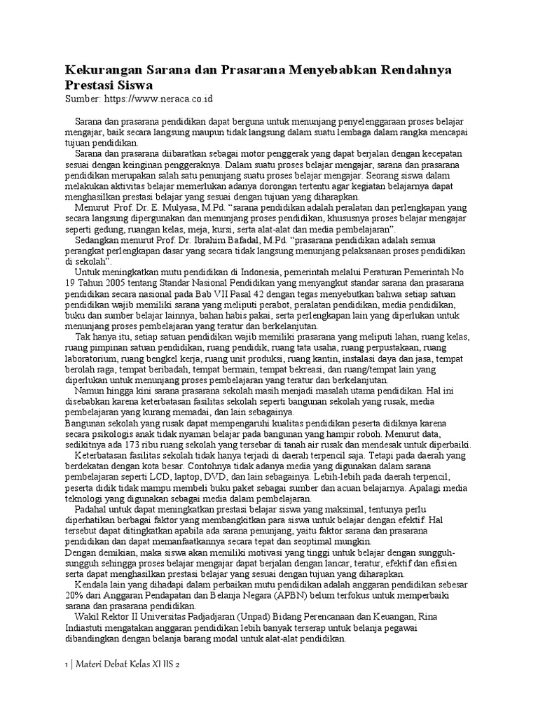 Debat XI IIS 2 | PDF