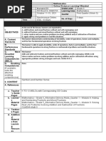 Espiloy COT DLP Math 5 Q4 | PDF | Learning | Educational Technology