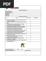Form Checklist Inspeksi Bor Listrik | PDF