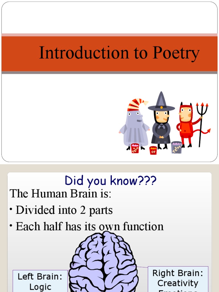Introduction To Poetry | PDF | Poetry | Poetic Devices