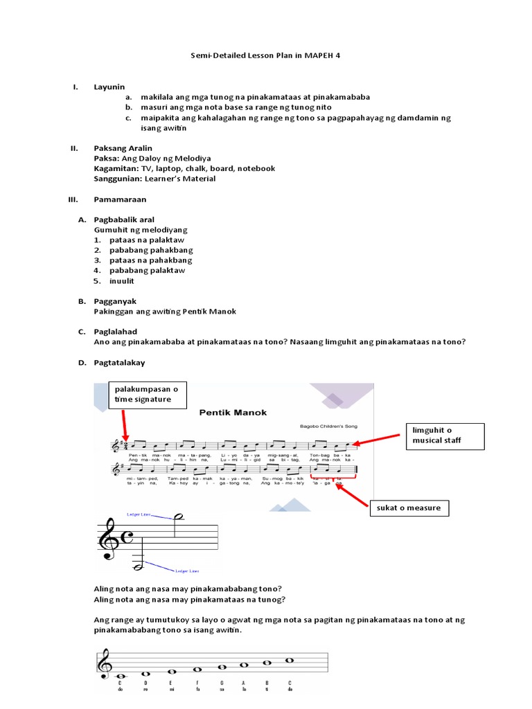 LP MAPEH Wk2D2 | PDF
